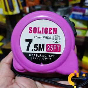 Jual Meteran karet soligen/meteran tukang 7,5m / Measuring Tape soligen ...