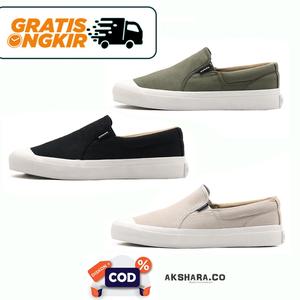 Jual Sepatu Slip On Brodo Vantage V2 Warna Black White - Unisex ...