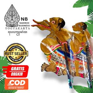 Jual Wayang Kulit Sapi ASLI Togog Bilung Kualitas Biasa Ukuran Standar ...