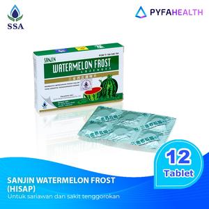 Jual Sanjin Watermelon Frost (Hisap) untuk Sakit Tenggorokan - 12 Tab ...