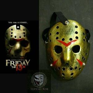 Jual Terapik Topeng Jason Friday the 13 hockey mask premium - Kota ...
