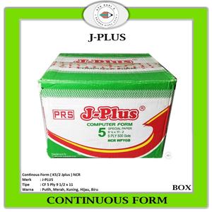 Jual Continous Form 91/2 x 11 5 Ply/2 ( K5/2 Jplus ) NCR / Kertas ...