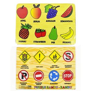 Jual Terapik Mainan Anak Puzzle Knob Kayu Buah / Rambu-Rambu Lalu ...