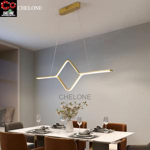 Jual Lampu Plafon Modern Lampu Gantung LED Panjang Kotak untuk Ruang ...