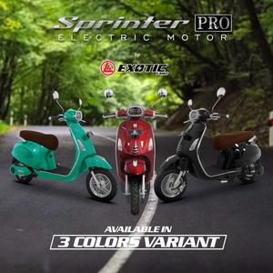 Jual Sepeda Motor Listrik Vespa Listrik Sprinter Pro Pacific Exotic ...