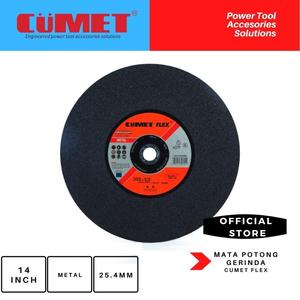 Jual CUMET FLEX MATA GURINDA POTONG BESI CUTTING WHEEL 14 ...