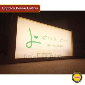 Jual Lightbox 50x50 Eko - Lampu Led Custom / Lampu Hias Cafe Dekorasi ...