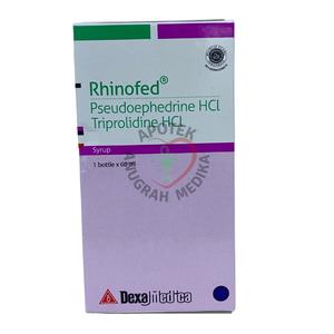 Jual Rhinofed Sirup 60 mL - Obat Flu, Pilek, Demam, Hidung Tersumbat ...