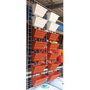 Jual pot dinding//pot argo 01//hitam&orange - Hitam - Cokelat - Kota ...