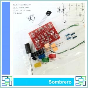 Jual Kit Flip Flop LED rangkaian elektronika lengkap komponen dan PCB ...