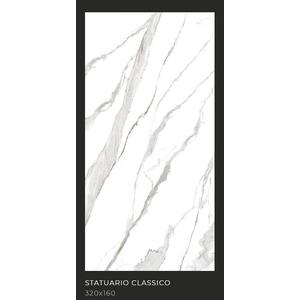 Jual GRANIT QUADRA BIG SLAB Statuario Classico 320x160 - Kota Tangerang ...
