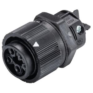 Jual RST Mini Connector Panel Mount Female 4P 16A Black (46.051.5054.1 ...