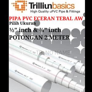 Jual PIPA PARALON PVC ukuran " inch & " inch PUTIH AW PANJANG 2 METER ...