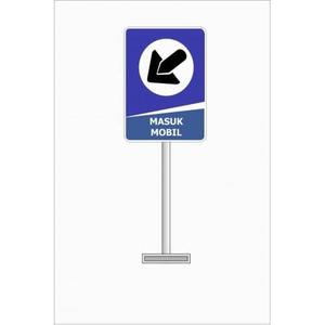 Jual rambu tanda jalan parkir mobil arah masuk panah motor kendaraan ...