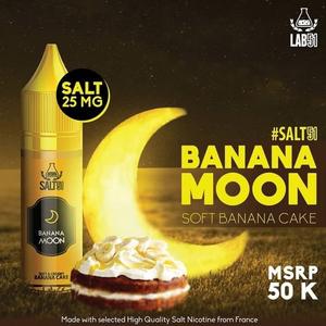 Jual ch8j SALT BANANA MOON SALTNIC 15ML 25MG BY LAB51 LIQUID VAPE SALT ...