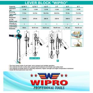 Jual Wipro Lever Block "Wipro" Kotrek Rantai 6 Ton 340N - Kota Surabaya ...