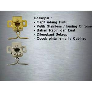Jual MATA AYAM GRENDEL CAPIT UDANG PINTU LEMARI LACI CABINET HARGA PER ...