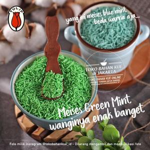 Promo Tulip Meses GREEN 100gr Meises Coklat Compound Chocorice Warna ...
