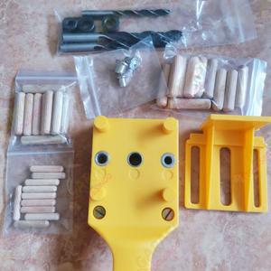 Jual alat bantu lobang kayu dowel hole jig penahan mata bor kayu alat ...
