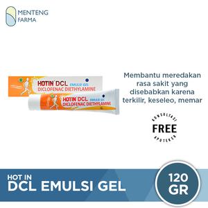 Jual Hot In DCL Emulsi Gel 120 Gr - Gel Pereda Nyeri Sendi, Rematik ...