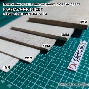 Jual Lembar Kayu Balsa Bahan Maket Diorama - Balsa Wood Sheet Lebar ...