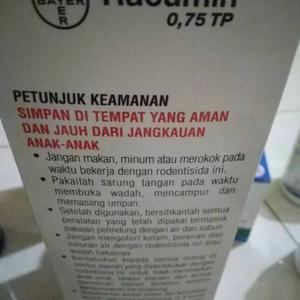 Jual Terbaik Racumin 0,75 TP Racun tikus bubuk Bayer 1 kg - Kota ...