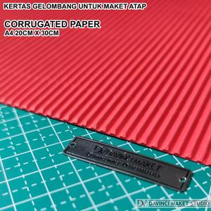 Jual Kertas Atap Gelombang Bahan Maket Diorama - Corrugated Paper A4 ...