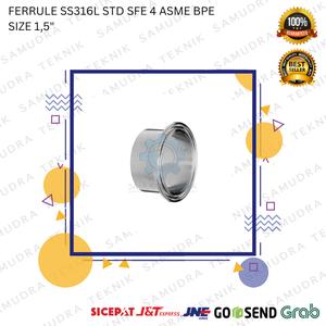 Jual Ferrule Sanitary Stainless SS316L SF4 STD ASME BPE 1,5 - Foodgrade ...