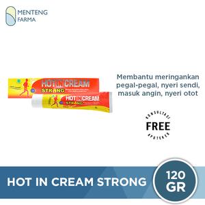 Jual Hot In Cream Strong 120 Gr - Pereda Nyeri Otot dan Sendi Extra ...