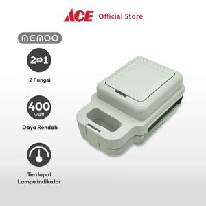 Promo Memoo Toaster Sandwich & Waffle Maker 2 In 1 - Hijau - Jakarta ...