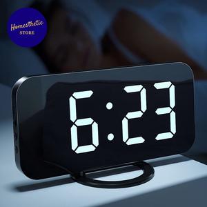 Promo Jam Meja Alarm Weker Modern Digital LED Display + Smartphone ...