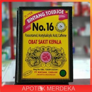 Jual puyer bintang 7 no 16 toedjoe tujuh tuju obat sakit kepala isi 12 ...