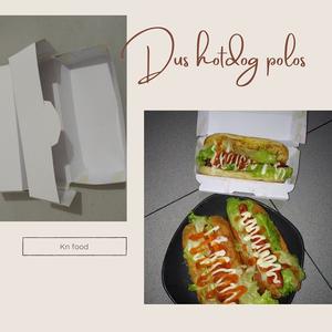 Jual kt dus box hotdog polos 50 pcs -kemasan packaging dus hotdog 50 pcs - Jakarta Barat ...