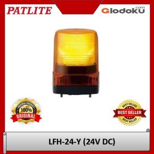 Jual PATLITE LAMP BEACONS MODEL LFH-24-Y (24V DC), AMBER - Jakarta ...