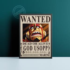 Jual Poster Bounty Usopp | Poster Bounty One Piece | Hiasan Dinding ...