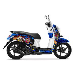 Jual Stiker Full Body Decal Motor Honda Scoopy Doraemon Zombie - Light ...