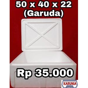 Jual kt box sterofoam styrofoam gabus 50 x 40 x 22cm std garuda-khusus ...