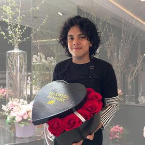 Jual Rose box love elegant romantic gift holland roses - Maxwell ...