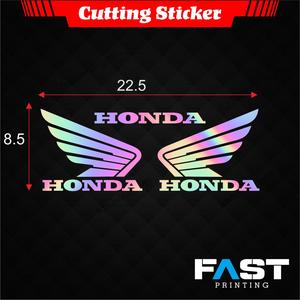 Jual CUTTING STICKER LOGO HONDA SAYAP 2 l STIKER MOBIL MOTOR KEREN ...