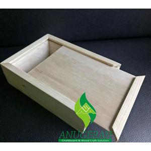 Jual Sliding Wooden Box Kotak Kayu Rustic Gift Box Serbaguna Packaging ...