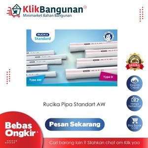 Jual Pipa pvc RUCIKA Standard AW 1/2" 02 - Kab. Bogor - Klik Bangunan ...