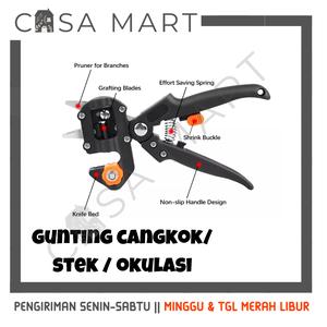 Jual Gunting Okulasi Cangkok Gunting Stek Sambung Tanaman Kebun ...
