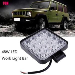 Jual (Fun) Lampu Sorot Led 48w 12v 24v Bentuk Kotak Ukuran 4 "Untuk ...