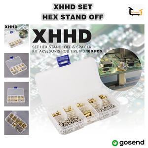 Jual Xhhd set hex stand off and spacer kit aksesoris pcb tipe m3 180 ...