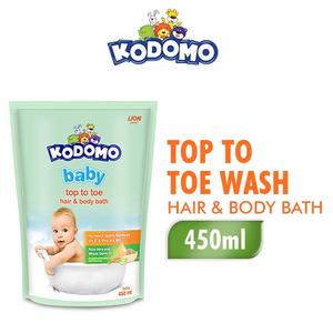 Jual KODOMO BABY TOP TO TOE 450ml HAIR BODY BATH SHAMPOO SABUN MANDI BAYI - TOP TO TOE 450 ...