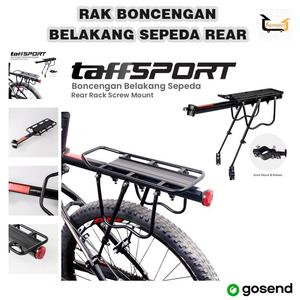 Jual Rak boncengan belakang sepeda rear rack screw mount rck 103 black ...