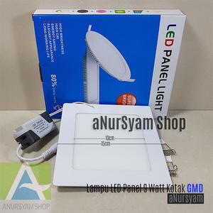 Jual Lampu LED Panel 9 Watt Model Kotak Merk GMD Cahaya Putih - Kab ...