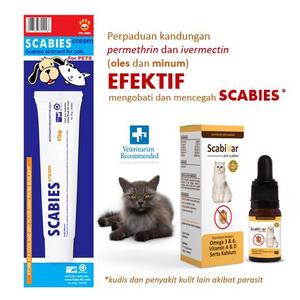Jual (˃ᆺ˂) SALEP SCABIES DAN OBAT SCABIES, ANTI PARASIT UNTUK KUCING ...