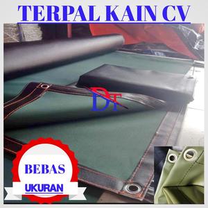 Jual TERPAL KAIN CV/ TERPAL TNI SEMI KULIT UKURAN CUSTOM KUAT DAN TEBAL ...