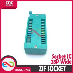 Jual ZIF SOCKET SOKET DIP-28 DIP 28P 28 PIN WIDE IC UNIVERSAL - Kota ...
